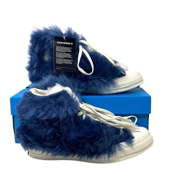 Converse | Shoes | Converse Chuck 7 Fuzzy Hi Sneakers Shearling Wool ...